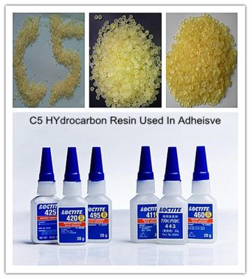 China C5 Hydrocarbon  Resin  5# Yellow Color Used In Adhesive China Factory for sale