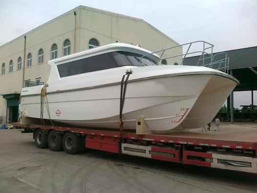 Quality 10.8m Fiberglass Yacht Catamaran Passenger Boat for sale