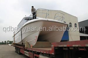 Quality 10.8m Fiberglass Yacht Catamaran Passenger Boat for sale