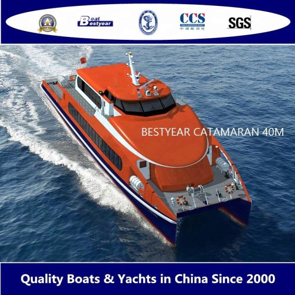 Quality Bestyear High Speed Aluminium Catamaran 40m Passenger Boat for sale