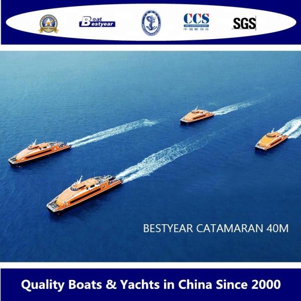 Quality Bestyear High Speed Aluminium Catamaran 40m Passenger Boat for sale