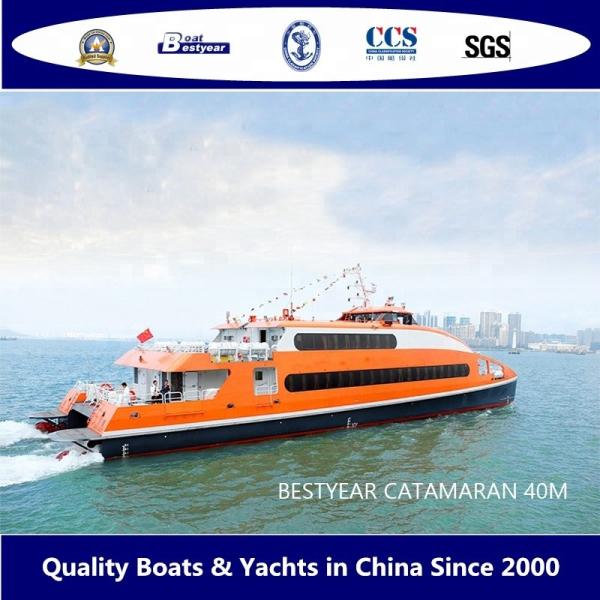 Quality Bestyear High Speed Aluminium Catamaran 40m Passenger Boat for sale