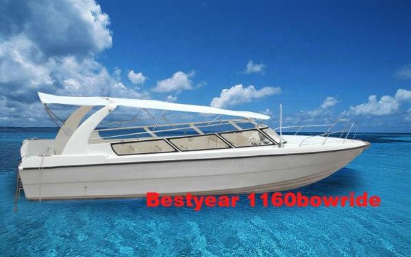 Quality FRP High Speed Passenger Boat 1150 Boat for 27-30 Persons for sale