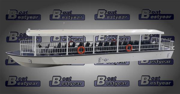 Quality Bestyear 25m Open Sightseeing Passenger Boat for sale