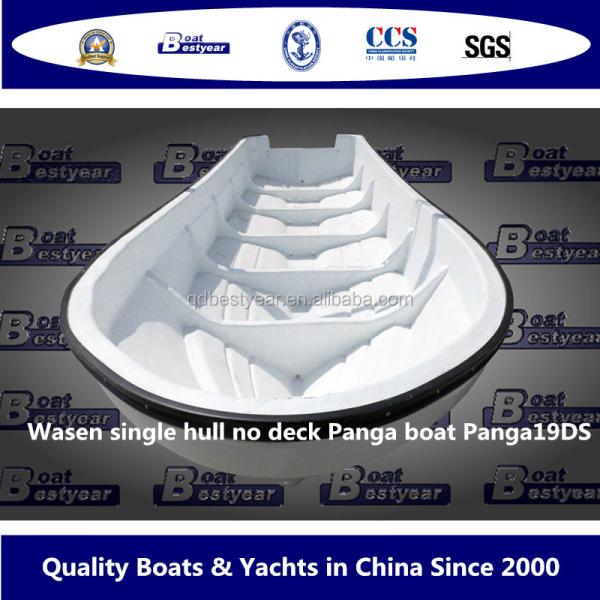 Quality Wasen Single Hull No Deck Panga Boat Panga19DS and 23DS for sale