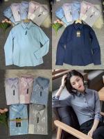 China Custom Cotton Polyester Women Polo Shirts Short Sleeve Regular Fit Formal Dress KCS9 for sale