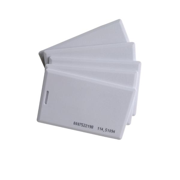 Quality T5577 White ID Contactless Smart Card RFID 125khz HID Clamshell Card for sale