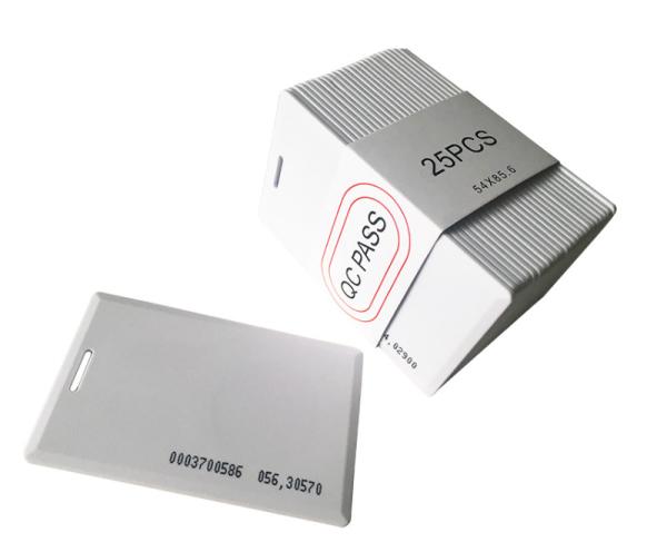 Quality T5577 White ID Contactless Smart Card RFID 125khz HID Clamshell Card for sale