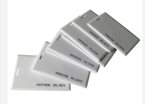 Quality T5577 White ID Contactless Smart Card RFID 125khz HID Clamshell Card for sale