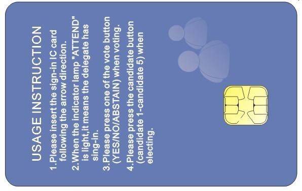 Quality ATMEL 24C256 Series Contact Smart Card For Hotel Key Card for sale