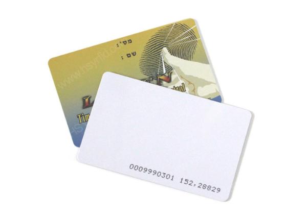 Quality Smart RFID Hotel Door Key Cards 13.56MHz Plastic Key Cards 320bytes Memory for sale