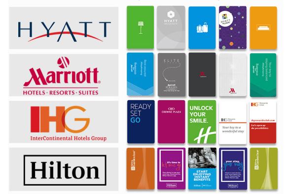 Quality Smart RFID Hotel Door Key Cards 13.56MHz Plastic Key Cards 320bytes Memory for sale