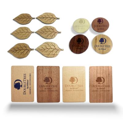 China Universal Door RFID Hotel Key Cards Wooden Smart RFID Programmable Card for sale