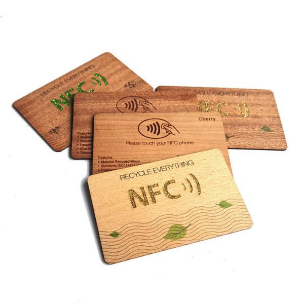 Quality Eco Friendly Wooden RFID Wooden Card Access Control Hotel Smart Key Card for sale