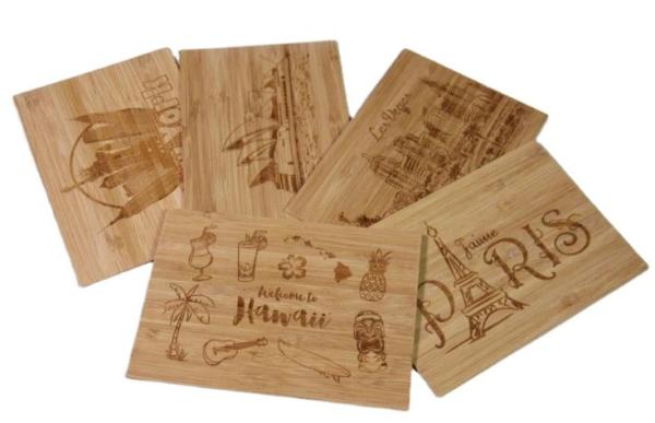 Quality Eco Friendly Wooden RFID Wooden Card Access Control Hotel Smart Key Card for sale