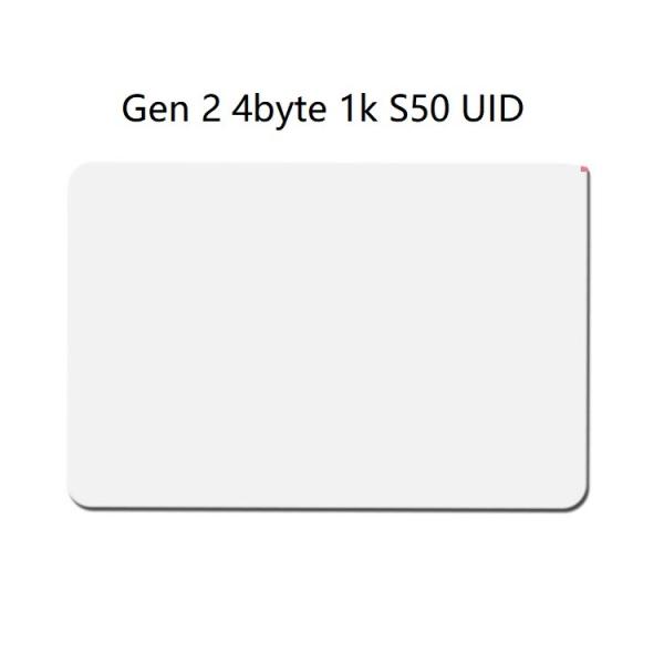 Quality UID Changeable PVC Rewritable RFID Card smart ISO 14443A ISO 15693 RFID Card for sale