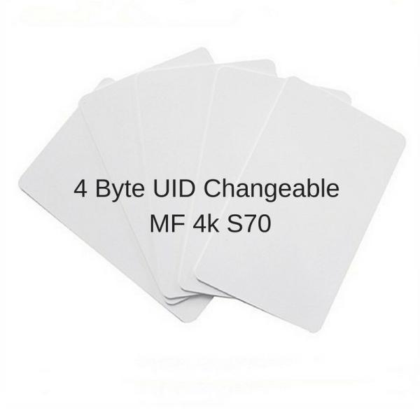 Quality UID Changeable PVC Rewritable RFID Card smart ISO 14443A ISO 15693 RFID Card for sale
