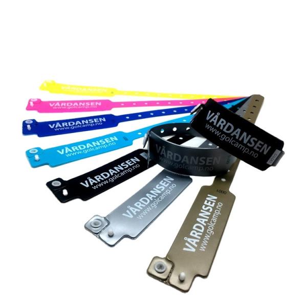 Quality Soft PVC Hospital Medical Wristband Disposable RFID NFC Tag Bracelet for sale