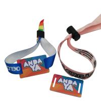 Quality One Time NFC RFID Wristband 13.56Mhz Contactless RFID Bracelet Tag Eco Friendly for sale