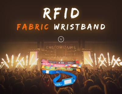 Cina One Time NFC RFID Wristband 13.56Mhz Bracelet RFID senza contatto Tag Eco Friendly in vendita