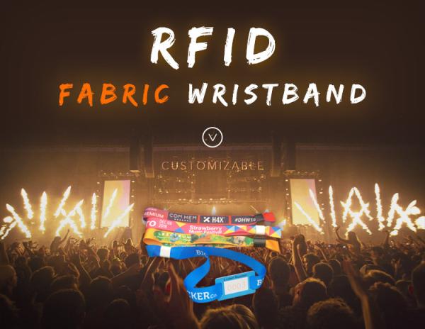 Quality One Time NFC RFID Wristband 13.56Mhz Contactless RFID Bracelet Tag Eco Friendly for sale