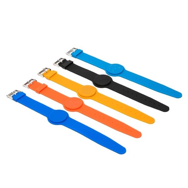 Quality Smart RFID NFC Silicone Wristbands For Festival Events 13.56MHZ Customized for sale