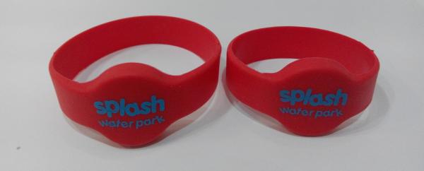 Quality Waterproof Smart Silicone Bracelet RFID MIFERE Tags For Access Control for sale
