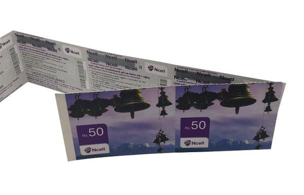 Quality Fan Fold NFC RFID Paper Tickets ISO14443A For Train Or Transportation for sale