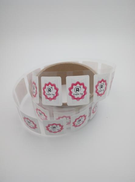 Quality Fragile Paper Blank UHF RFID Sticker Label ISO18000-6C Alien H3 Printed Antenna for sale