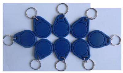 China ISO15693 / ISO14443A NFC RFID Key Fob 13,56MHz met ingebedde microchip Te koop