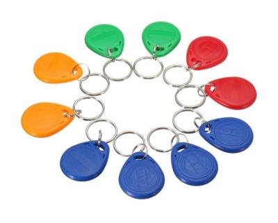 China Passieve ABS RFID Key Fob Tag Met NFC Chip In Toegangscontrolesysteem Te koop