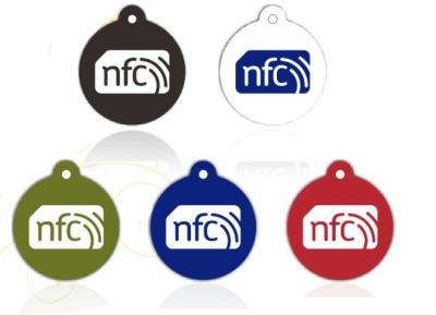 Κίνα Διά 25mm Εποξικό NFC Ετικέτα Ετικέτα Ετικέτα Εκτύπωση 213/215 Κλειδί δαχτυλίδι για τηλέφωνο προς πώληση
