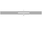 외계인 H3 RFID UHF 인레이 73×124mm 다이 커트 크기 3×84mm 안테나