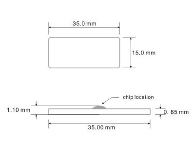 China Etiqueta de lavandería RFID UHF automatizada e inteligente con chip UC ODE 8 para la gestión de ropa de cama en venta