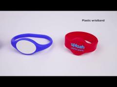 Bracelet à étiquette NFC RFID jetable