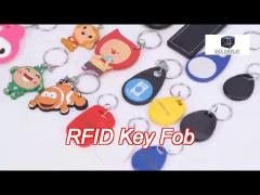 Έξυπνο ABS 13,56 Mhz RFID Key Fob Balnk ή εκτύπωση λέιζερ για έλεγχο πρόσβασης