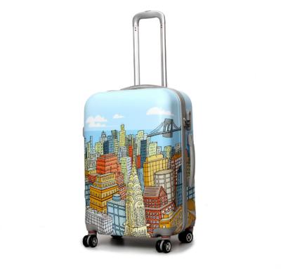 China Baigou ABS+PC travel trolley cases factory price for sale