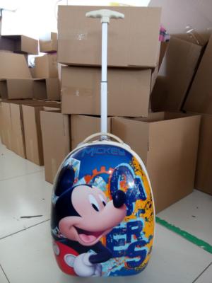 China egg shaped kids trolley luggage bag suitcases in baigou baoding hebei China Factor for sale