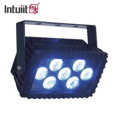 China Flut-Licht 7x3W RGB LED für Kirchen-Fassaden-Beleuchtungs-Quadrat im Freien zu verkaufen