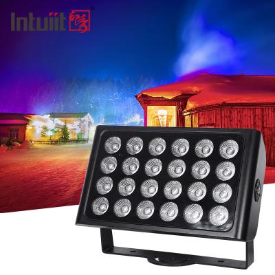 China 160w Outdoor Stage Led Flood Light 24pcs*10w Rgbw 4-In-1 Led Flood Light for sale