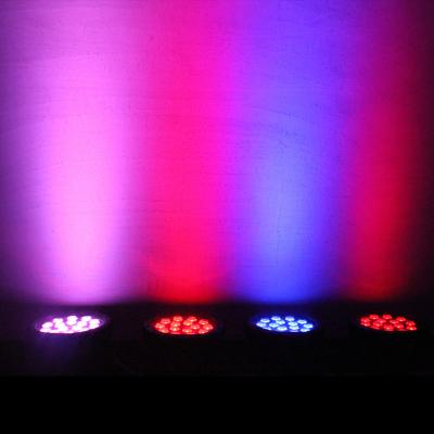 China 90w LED Par Can Stage Lights  28 Degree Rgbw Multi Color Flashlight Led Dance Floor For Disco for sale