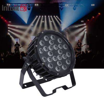 China Professional Stage Light 82W RGB 24*Tri-3W Indoor DMX512 Slim Flat Led Par Light for sale