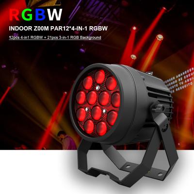 China Alumínio liga LED Flat Par 12x10W RGBW 4in1 DMX512 para Discos Festa palco casamento concerto Teatro efeito de iluminação for sale