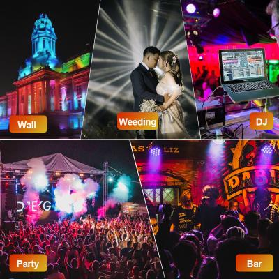 China 200W COB Waterproof Par Light RGBW 4in1 LED Stage Spotlight DMX Control Professional Disco Outdoor Show Stage Light for sale