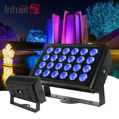 China Hot Selling 24pcs 160w LED RGBW 4-in-1 City Color Light Wash Zoom for Outdoor Nightclub Stage Party Wedding Concert for sale