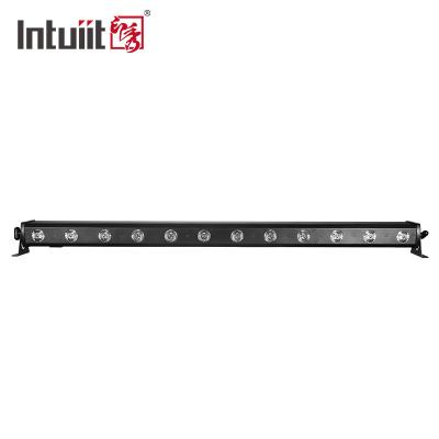China 12x2W RGBW LED Stage Light 4in1 Sound Activated Controlled DJ Light Bar Church Wedding Lighting Led Wall Washers for sale