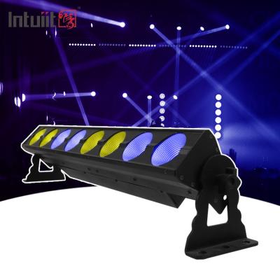 China 8x15W 실내 LED 스트립 픽셀 바 세탁 3in1 Rgb LED 벽 세탁기 등불 무대 콘서트 결혼식 for sale