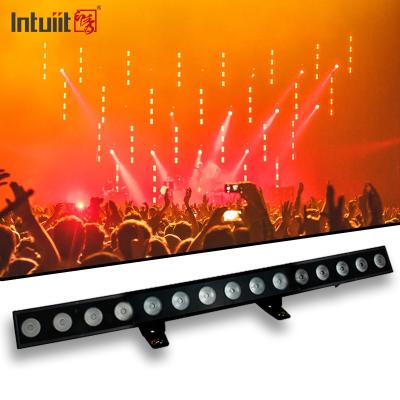 China DMX 스테이지 라이트 야외 픽셀 제어 LED 바 라이트 15x10W RGBWA-UV 디스코 웨딩 파크 for sale