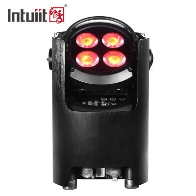 Cina 4x12W RGBW Led Par Stage Light Battery Uplight Uplight Wireless Per il matrimonio di DJ in vendita