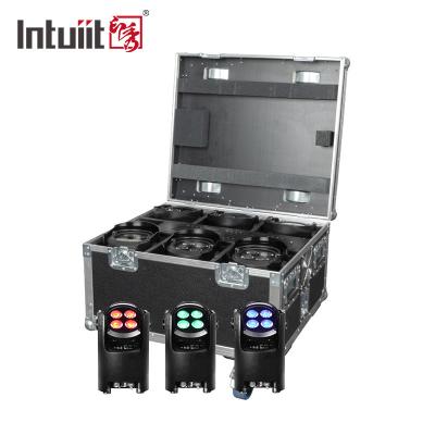 Cina 4x12W RGBW Led Par Stage Light Battery Uplight Uplight Wireless Per il matrimonio di DJ in vendita